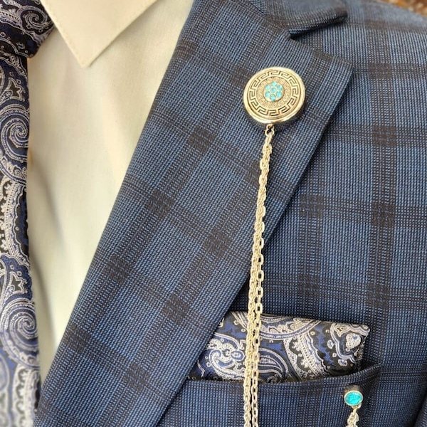 Lapel Pin Chain - Etsy