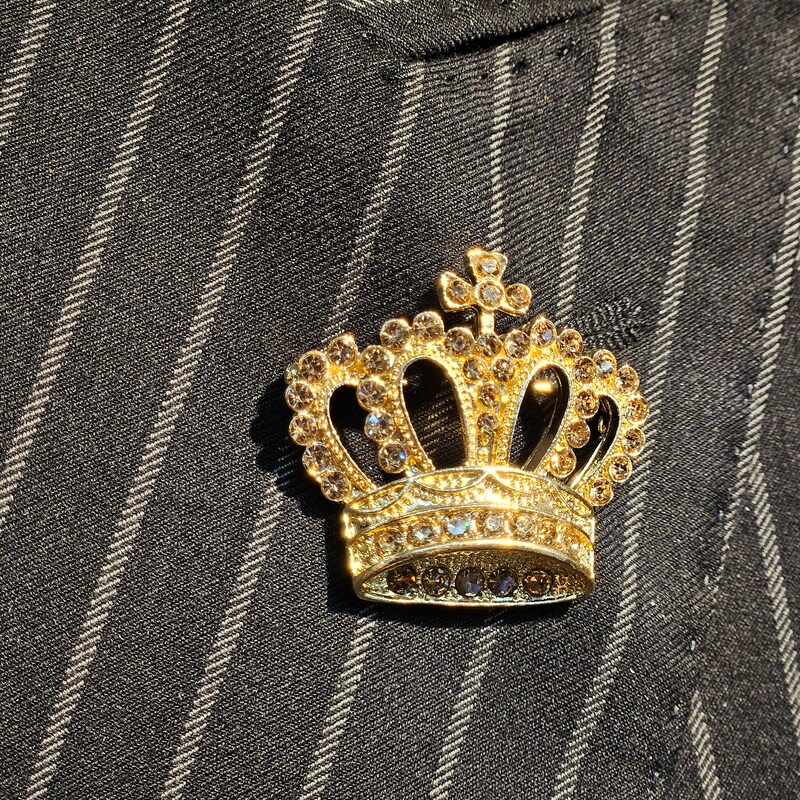 Crown Lapel Pin - Etsy