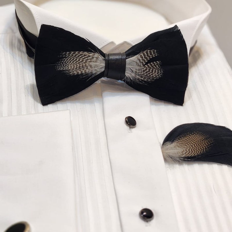 Feather Bow Ties - Etsy