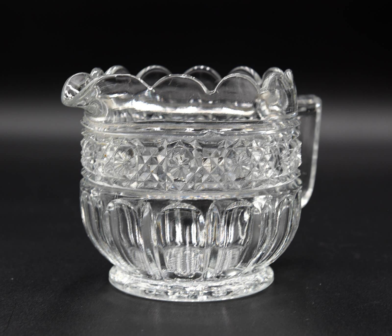 Antique EAPG Creamer, Crafted by Higbee, John B. Glass Co., C1913 New ...