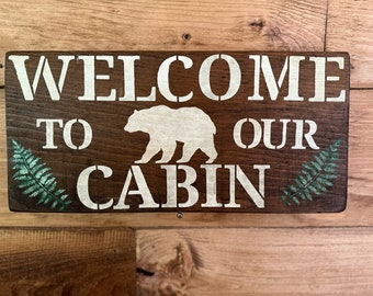 Custom Cabin Directional Arrow Sign, Cabin Decoration, Sign for Wood ...