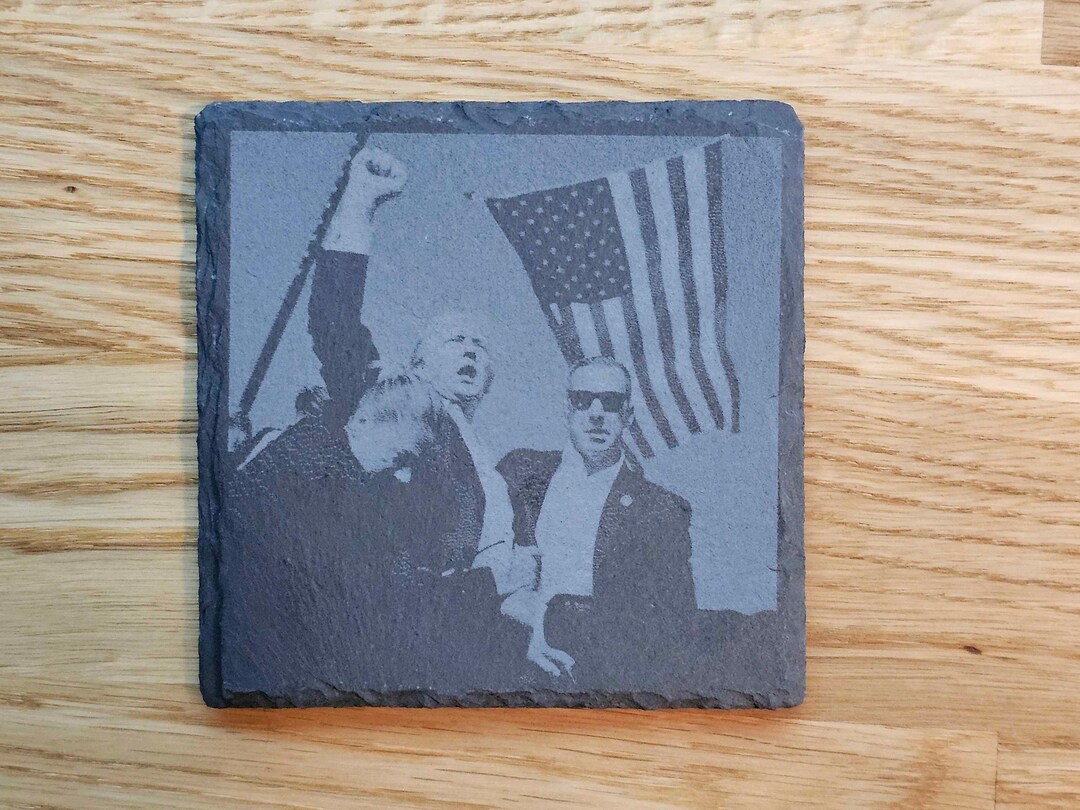 Donald Trump Laser Engraved Coaster - Etsy