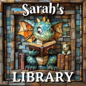Dragon Reading Personalized Library Sign Book Lover Bookworm Biblio ...