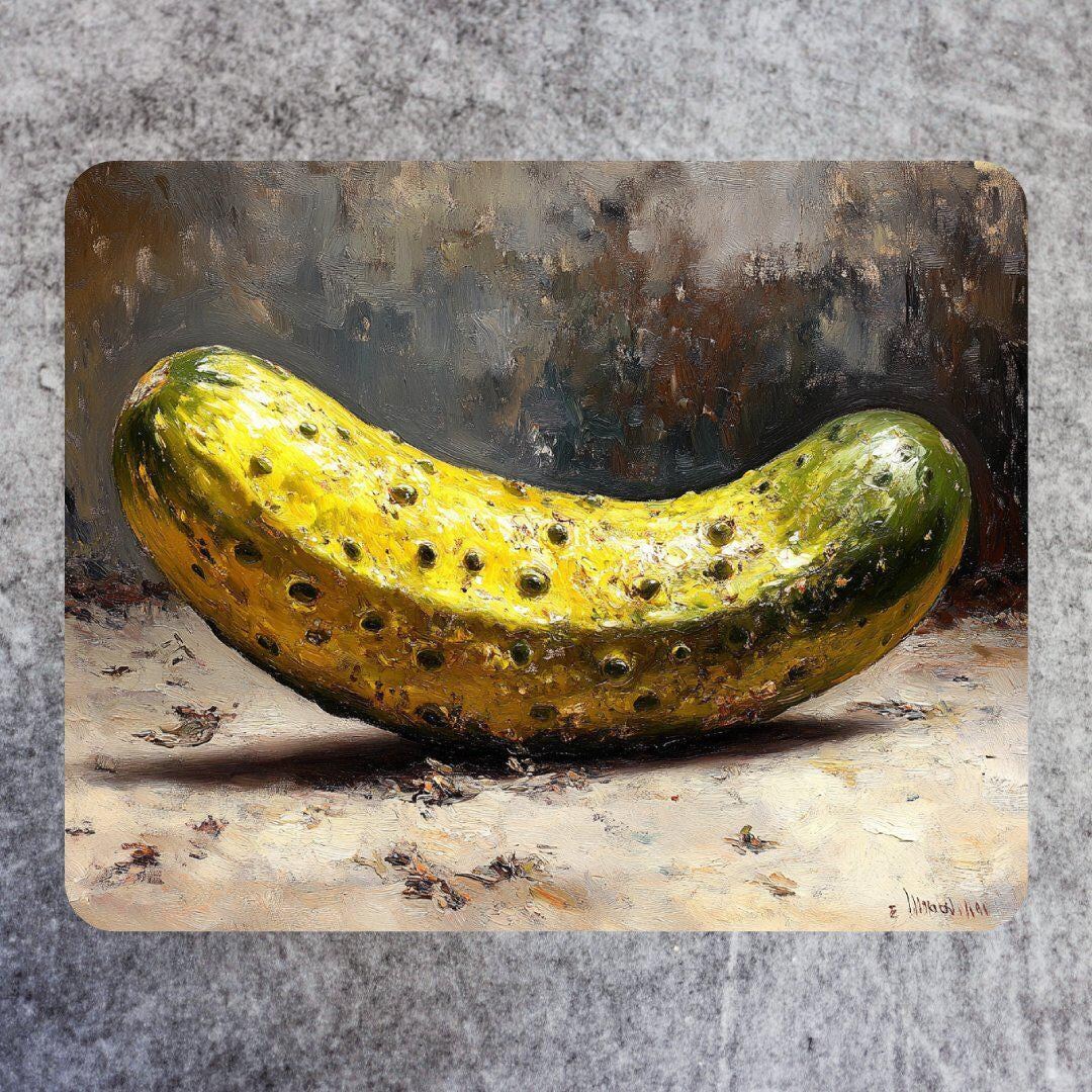 Pickle Van Gogh Glass Cutting Board, Rectangle 11x8 and 15x12 Inches ...
