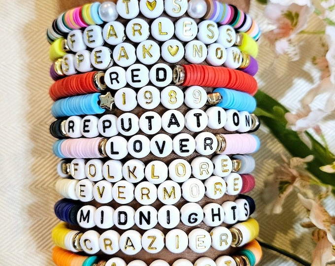 Friendship Bracelet, Eras Tour Bracelet, Swiftie Bracelet, Swiftie ...