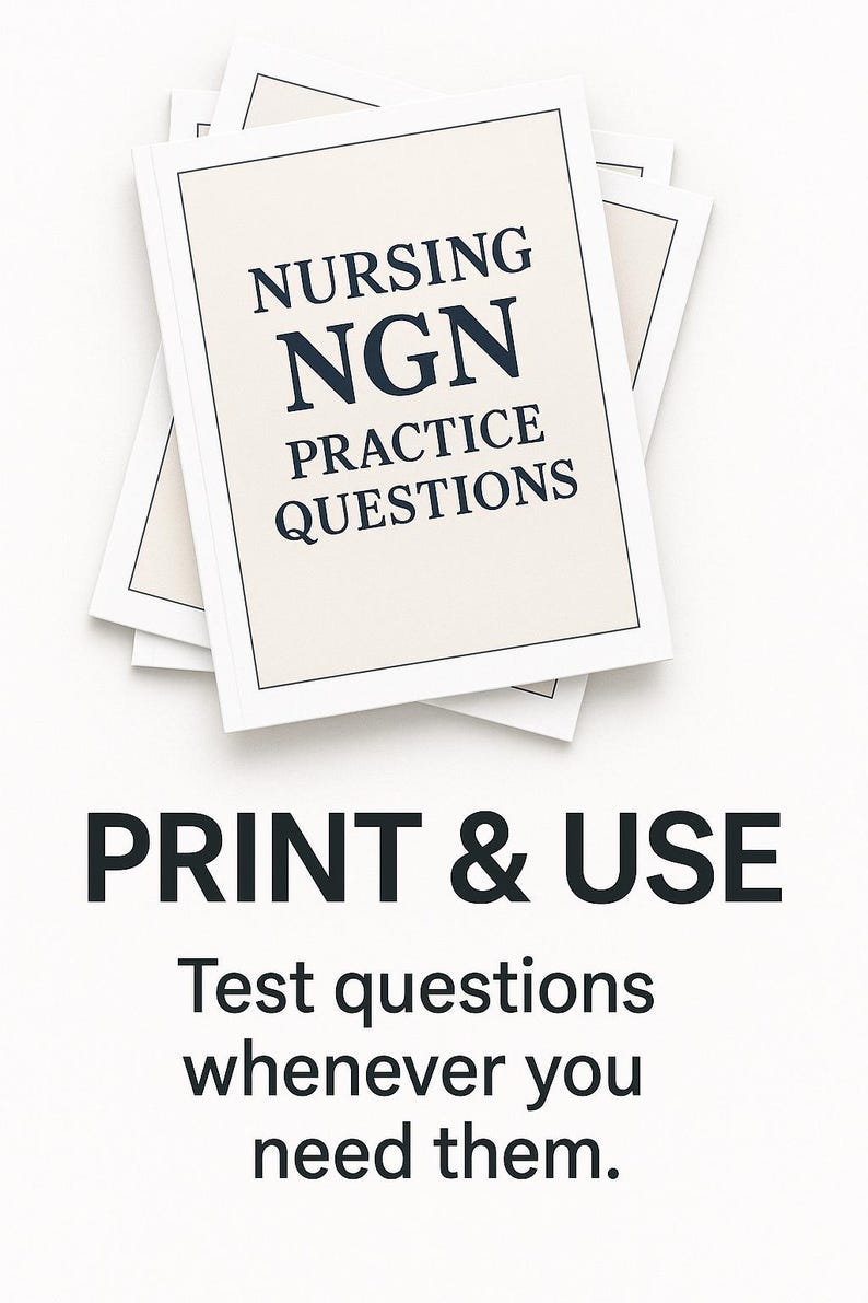 Nclex Practice Questions Ebook | 100 Ngn Questions & Rationales | NCLEX ...