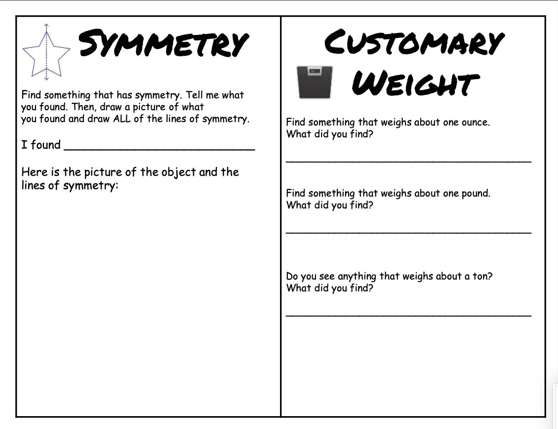 Outdoor Math Scavenger Hunt - Ideal for End of 3rd to End of 4th Grade ...