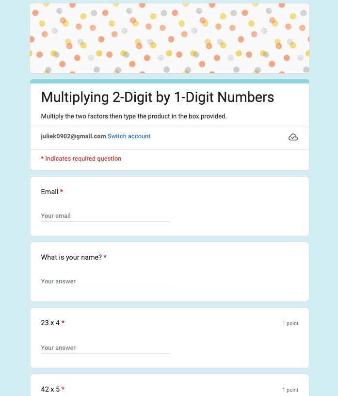 Google Form Assessment Bundle - FULL YEAR - 4th Grade - Common Core - Etsy