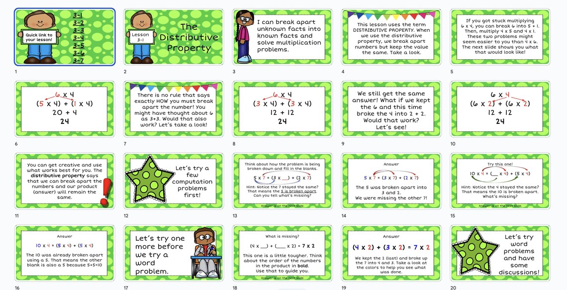 Envision 2020/2024 3rd Grade - Google Slide Lessons for the Full Year ...