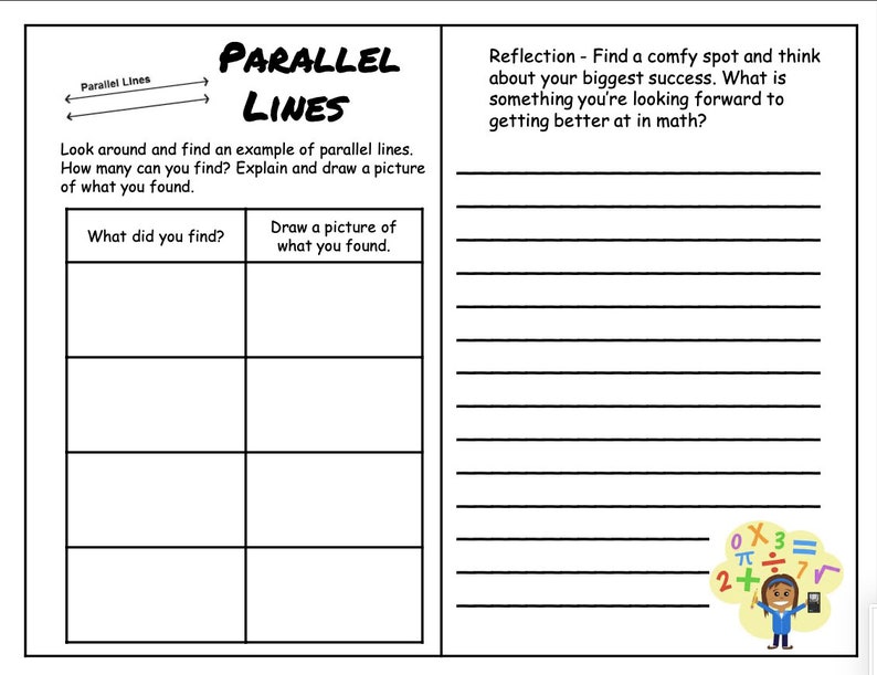 Outdoor Math Scavenger Hunt - Ideal for End of 3rd to End of 4th Grade ...