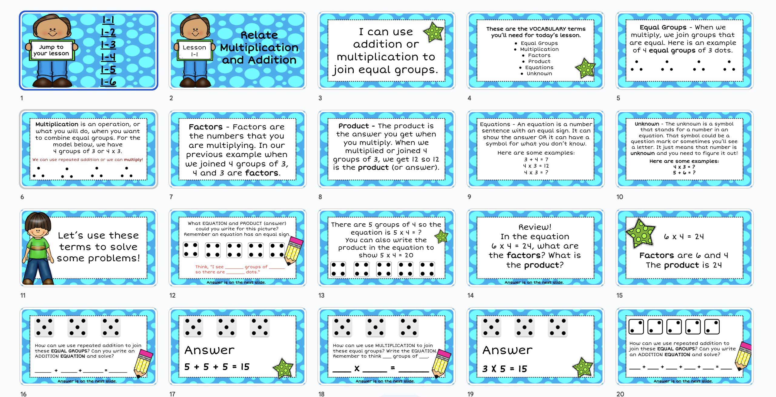 Envision 2020/2024 3rd Grade - Google Slide Lessons for the Full Year ...