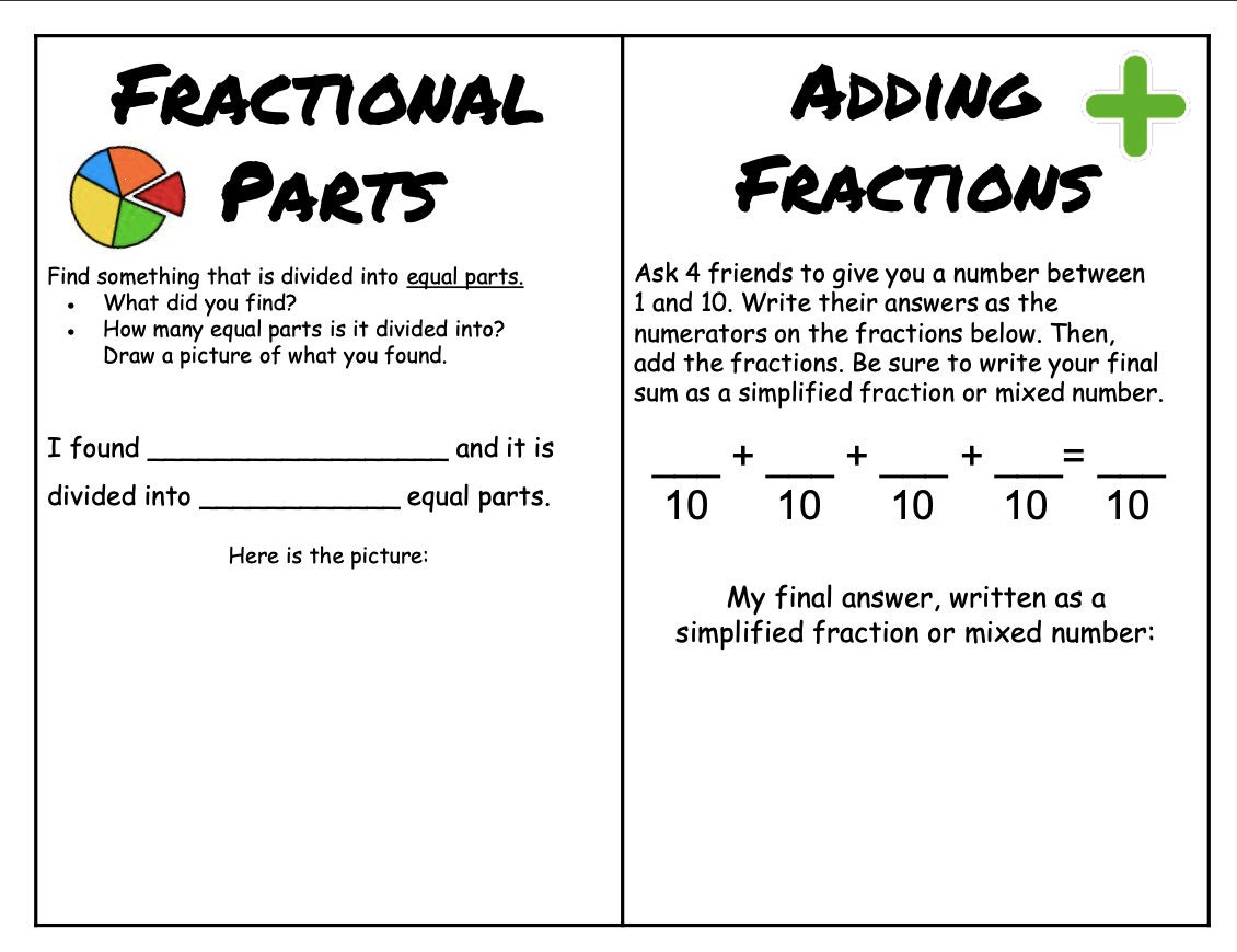 Outdoor Math Scavenger Hunt - Ideal for End of 3rd to End of 4th Grade ...