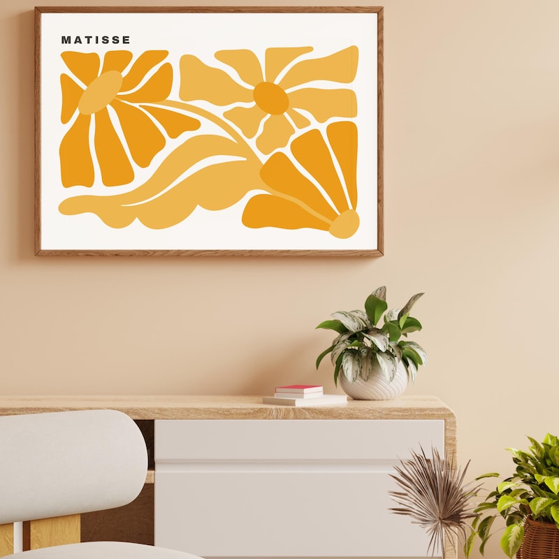 Yellow Matisse Print - Etsy
