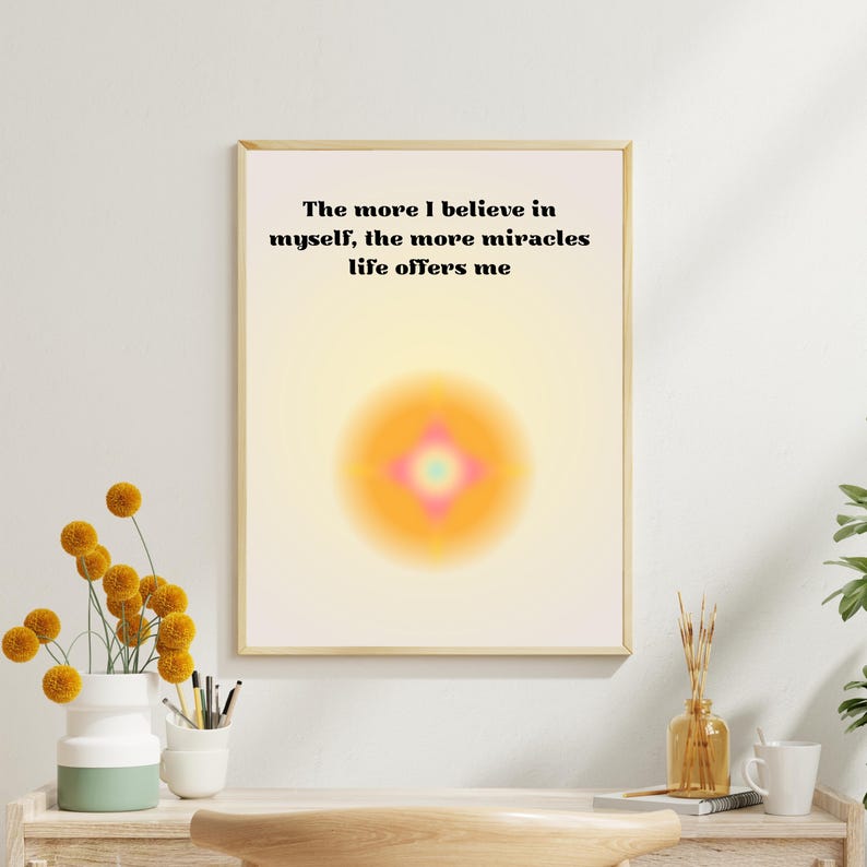 Positive Affirmations for Teens,manifest Poster, Set of 3 Prints ...
