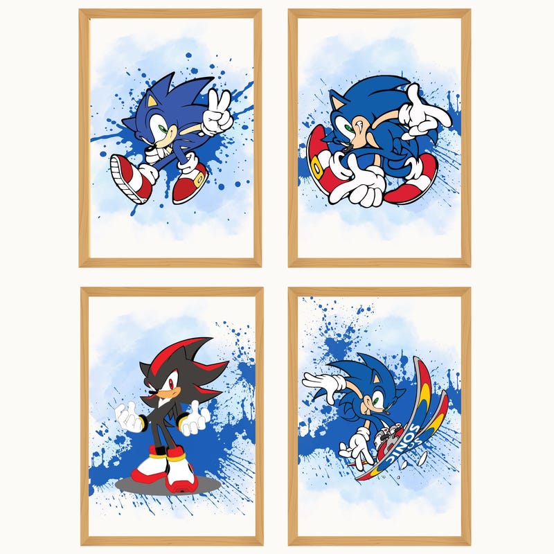 Sonic Poster - Etsy