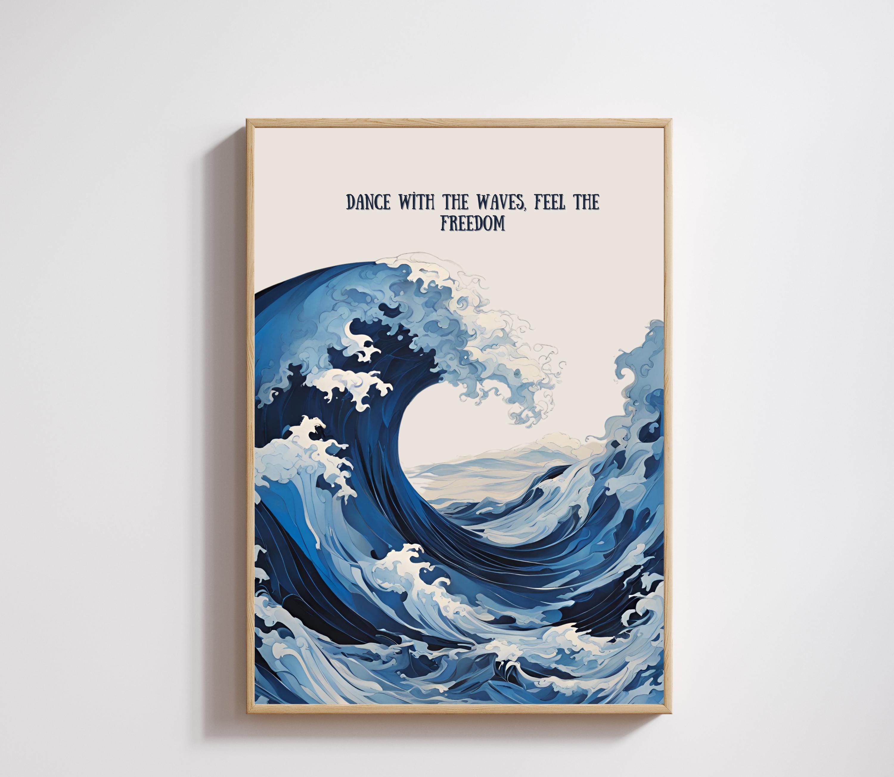 Surf Posters 5 Pack, Surf Set of 5 Posters, Surf Wall 5 Art Bundle ...