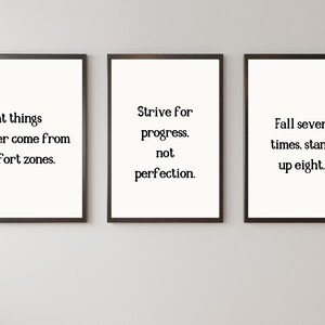 Motivational Posters, Set of 5 PRINTABLES, Office Decor Motivation Wall ...