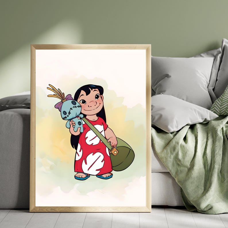 Set of 14 Lilo and Stitch Poster - Nursery Art Prints, Nursery Decor ...