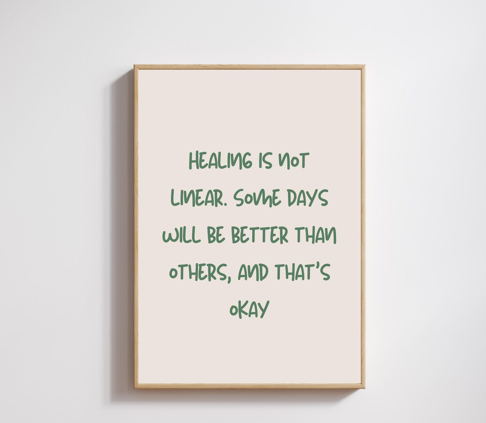 Set of 5 Mental Health,inspirational Wall Hanging,mental Health Gifts ...