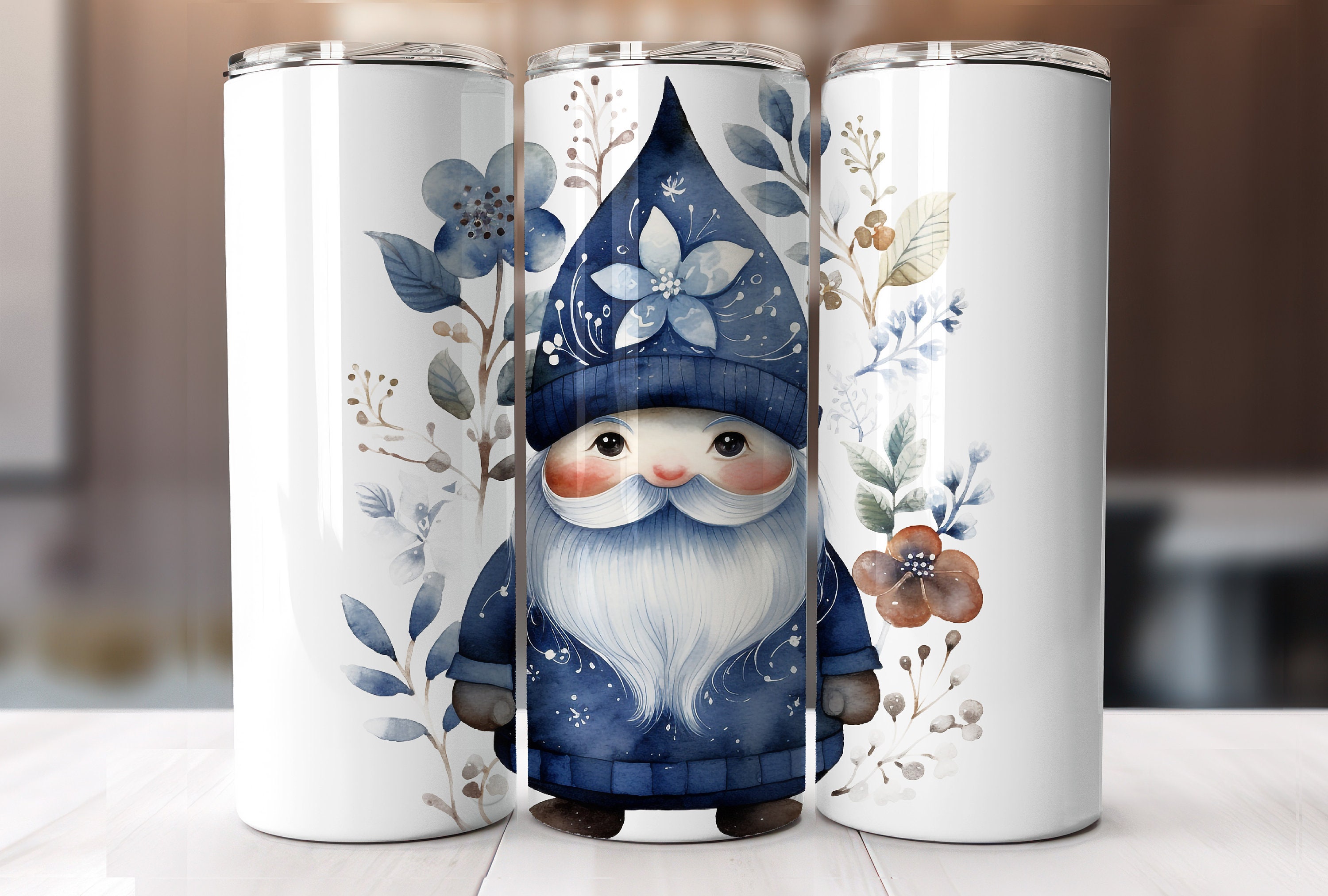 Watercolor Scandi Gnomes Clipart Bundle, 20 PNG Cute Gnome Graphics ...