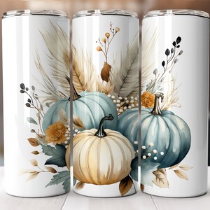 Boho Pumpkin Clipart, Fall Clipart, Thanksgiving Clipart, Watercolor ...