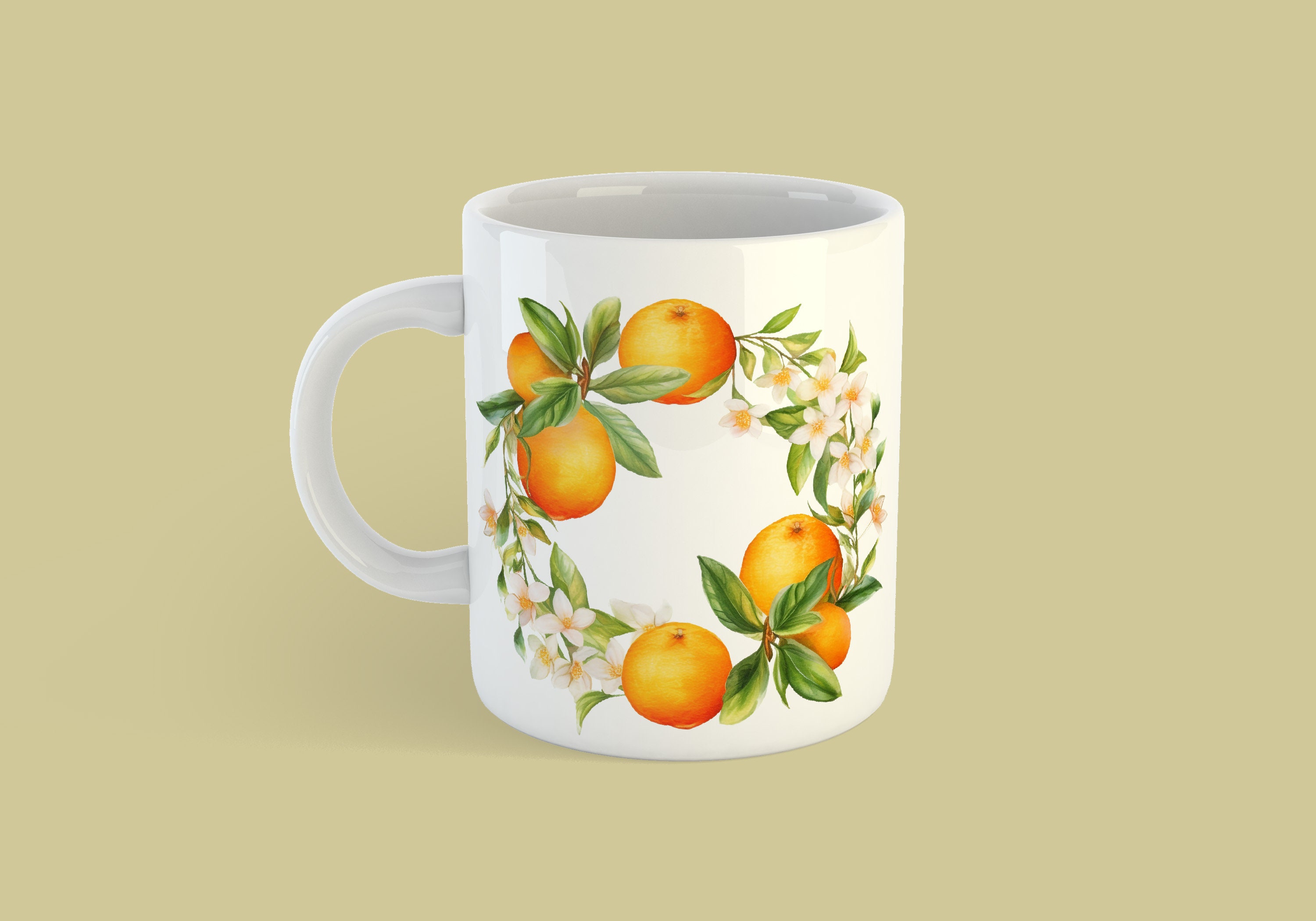 Watercolor Orange Clipart - 21 PNG Clip Art Graphics - Orange Twig ...