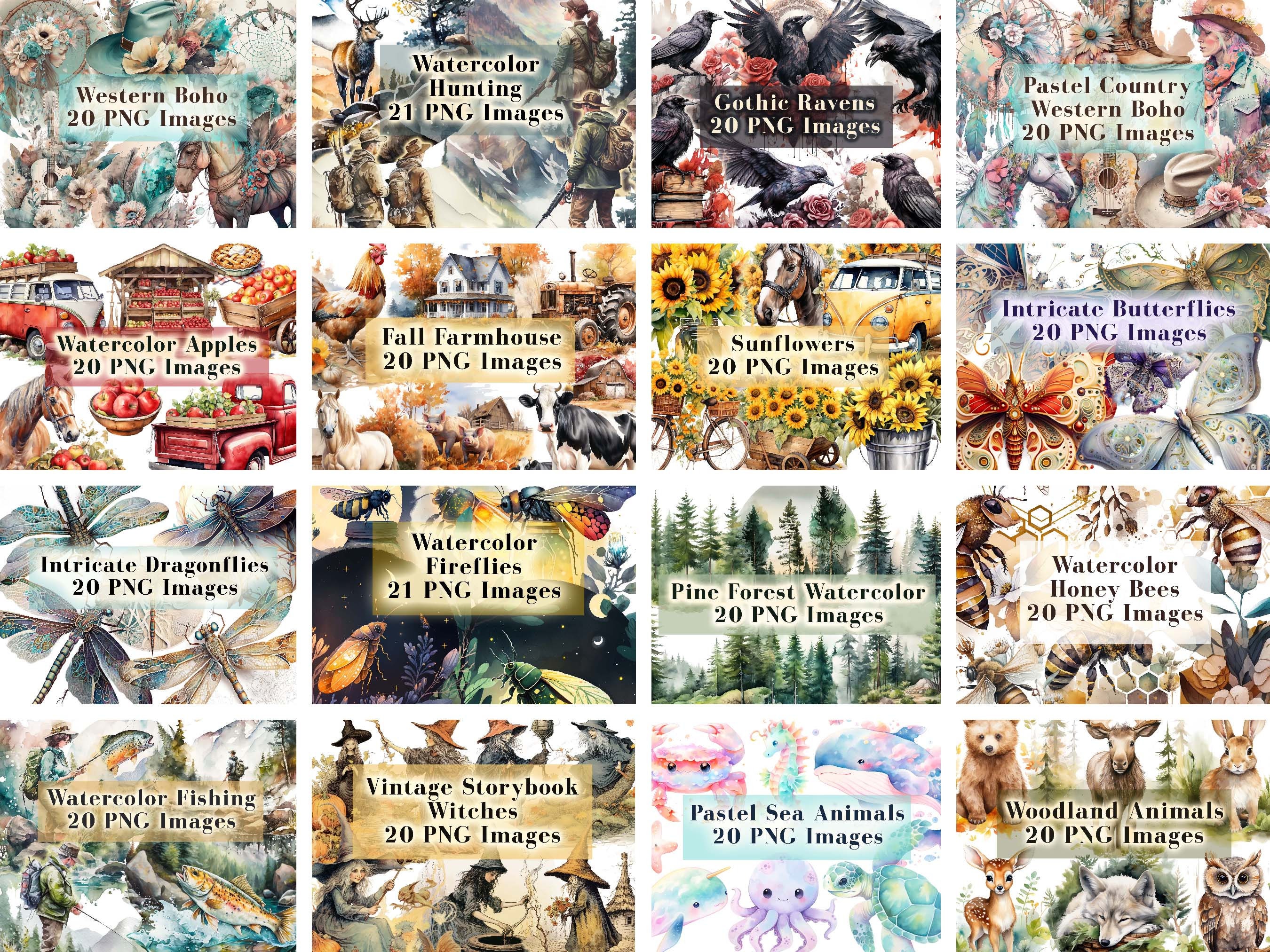 1500 Clipart Mega Bundle Unlimited Shop Access Mega Collection of High ...