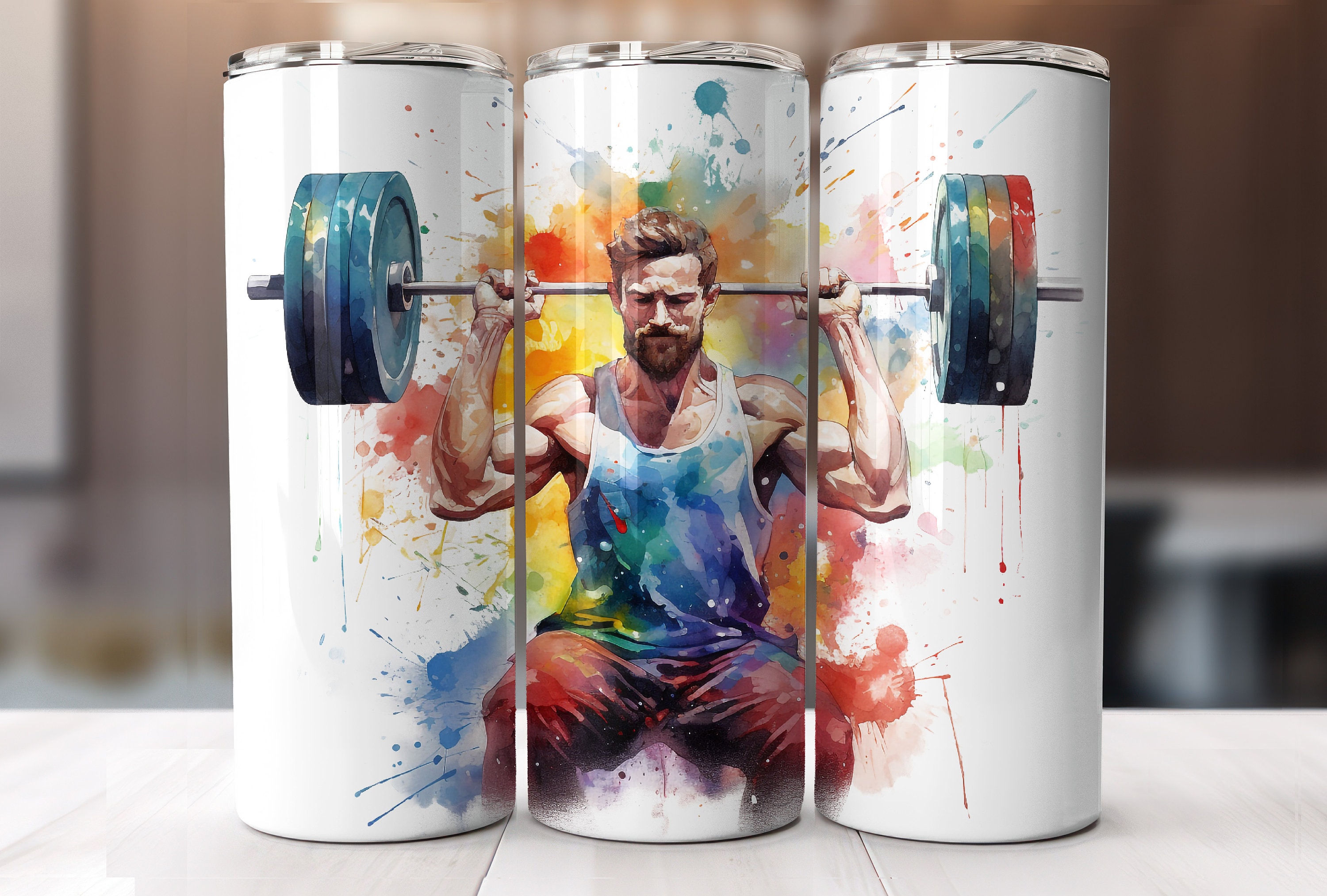 Watercolor Workout PNG Bundle, 20 Fitness Clipart PNG, Sports PNG ...