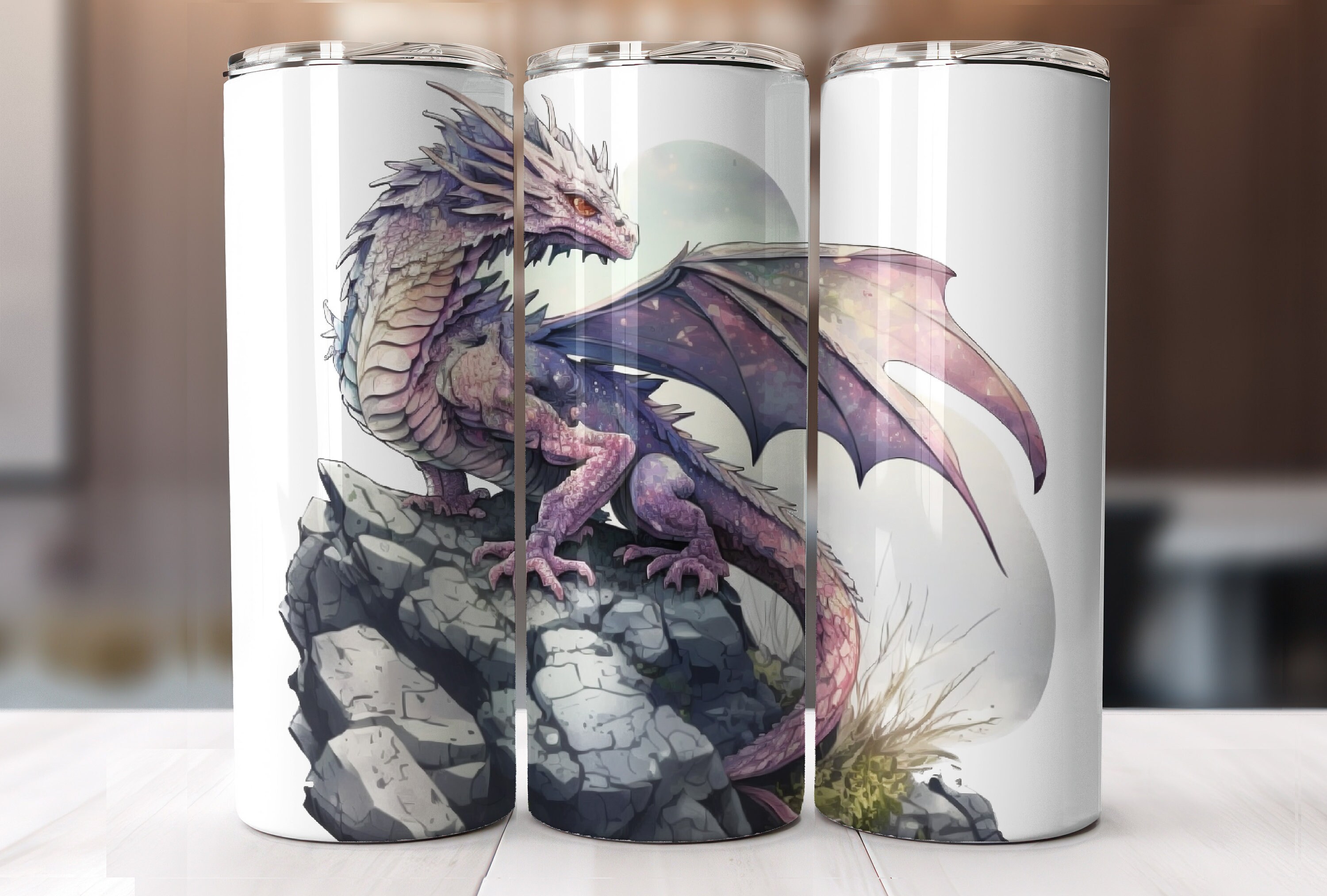 Mystical Dragons Watercolor Clipart Bundle 20 Magical Fairytale ...