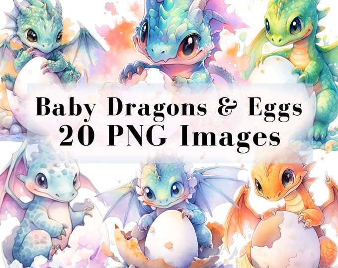 Dragon Egg Clipart, Dragon Clipart for T-shirts, Easter Characters ...