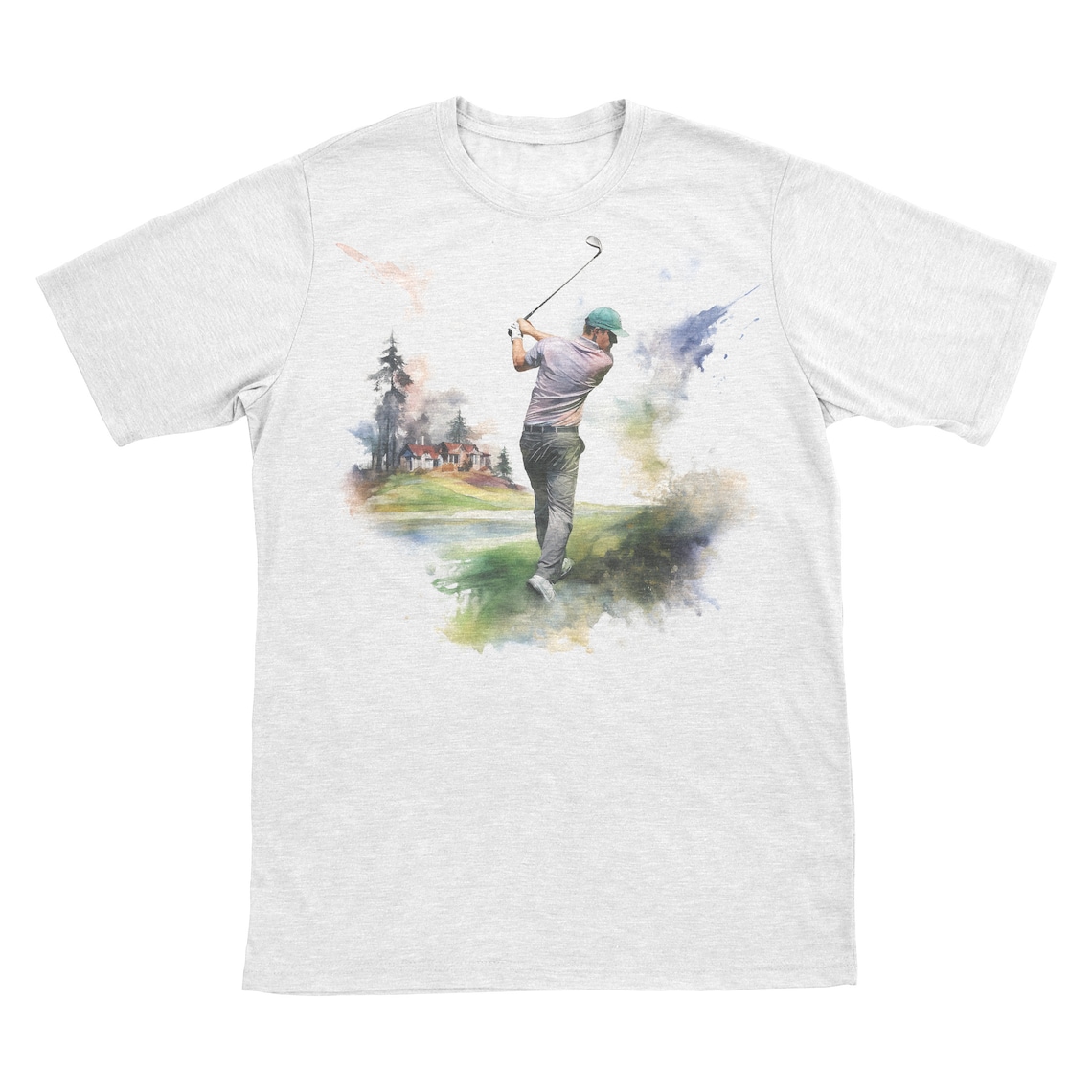 Watercolor Golf Clipart Golf Club PNG Golfer Graphics Golf Ball Clipart ...