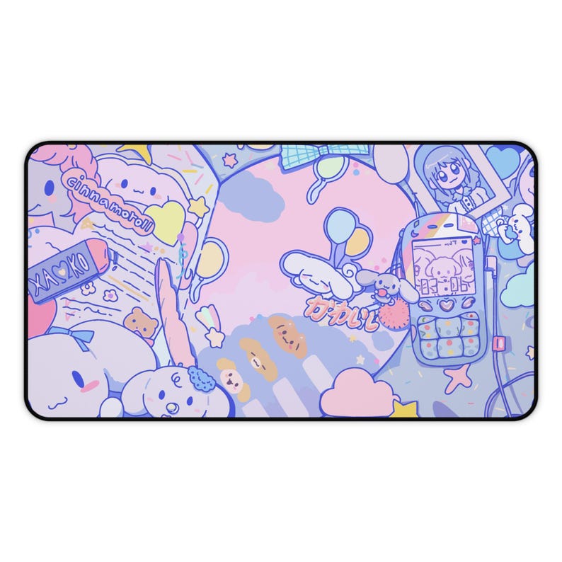 Sanrio Mouse Pad | Cinnamoroll Blue Themed Punk Quirky Design | Sanrio ...