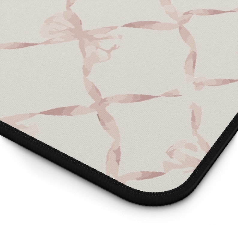Bow and Ribbon Cute Pattern Mouse Pad | Simplistic Minimalist | Cute ...