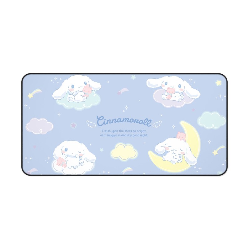 Cinnamoroll Mouse Pad Cinnamoroll Night Sky Sanrio Desk Mat Gaming ...
