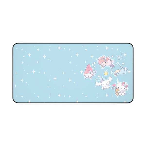 Bow and Ribbon Cute Pattern Mouse Pad Simplistic Minimalist Cute Desk ...