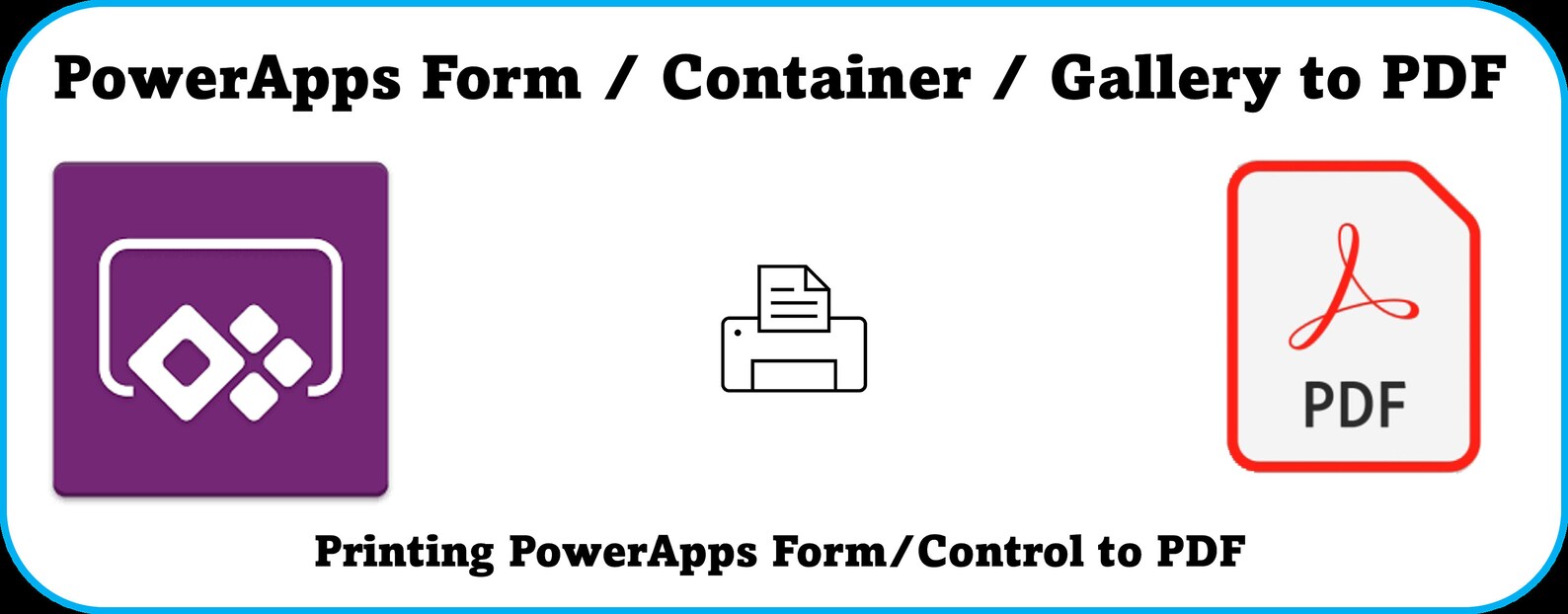 Powerapps Source File for Printing Powerapps Form / Control to PDF - Etsy