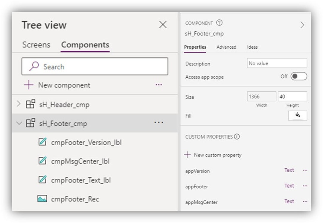 Small Coffee for Reusable Powerapps Header & Footer Components - Etsy
