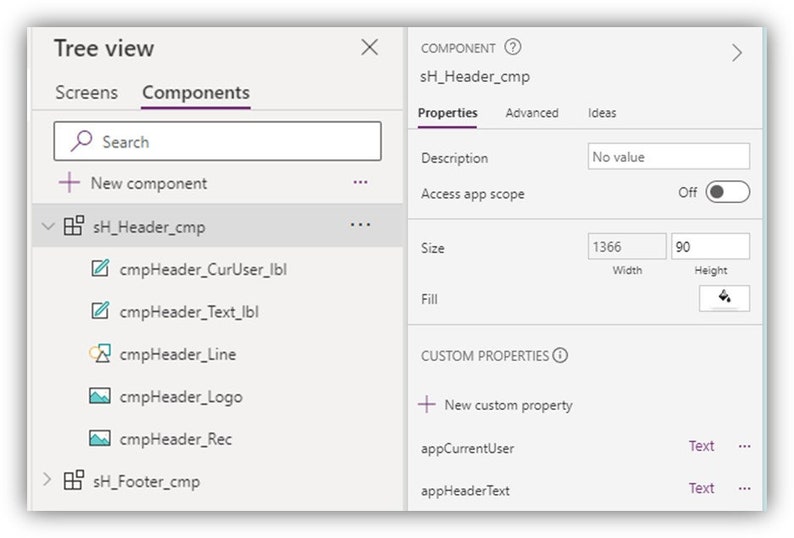 Small Coffee for Reusable Powerapps Header & Footer Components - Etsy