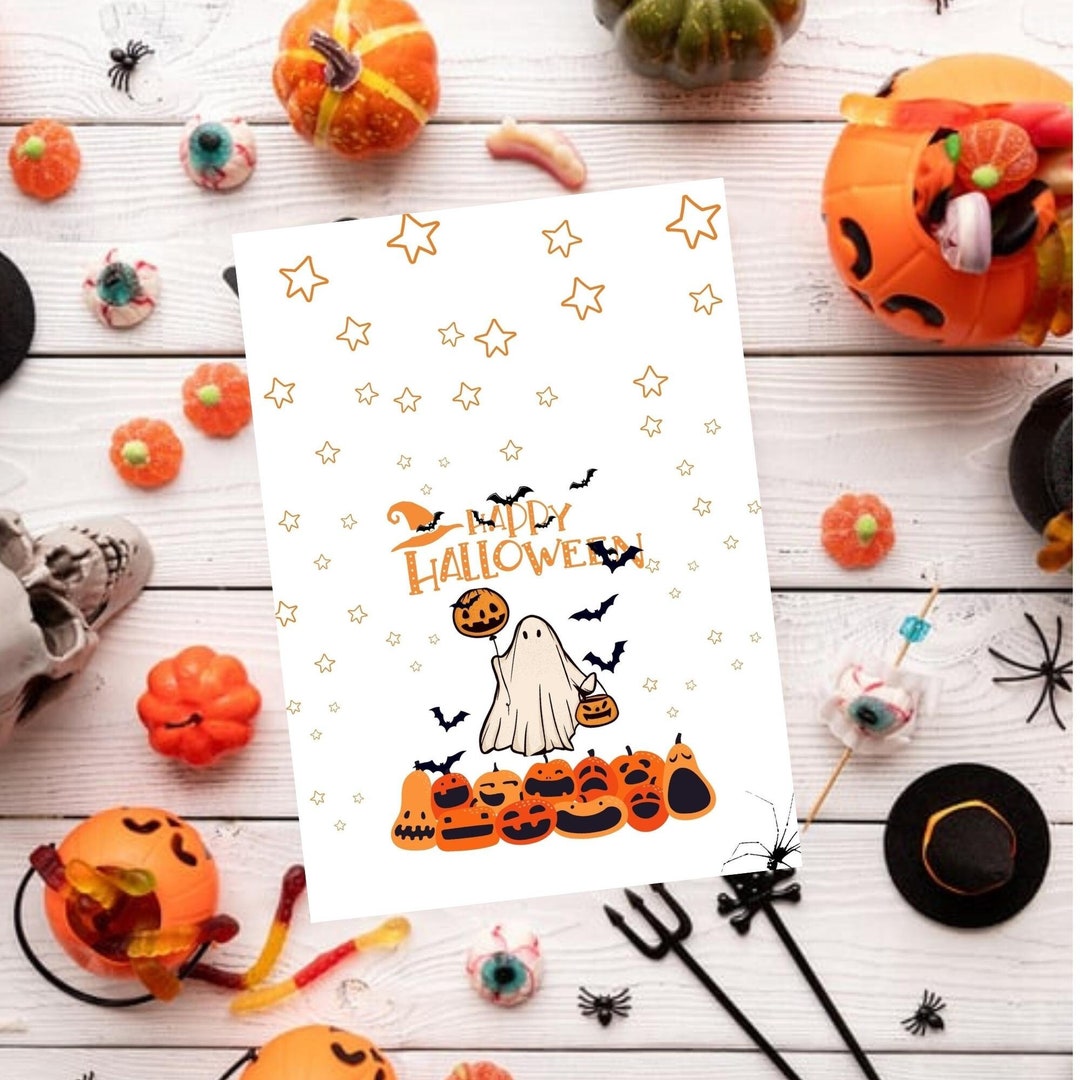 Happy Halloween Card Printable - Etsy