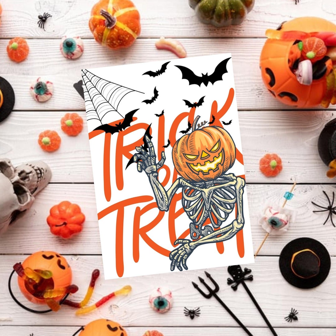 Happy Halloween Card Printable - Etsy