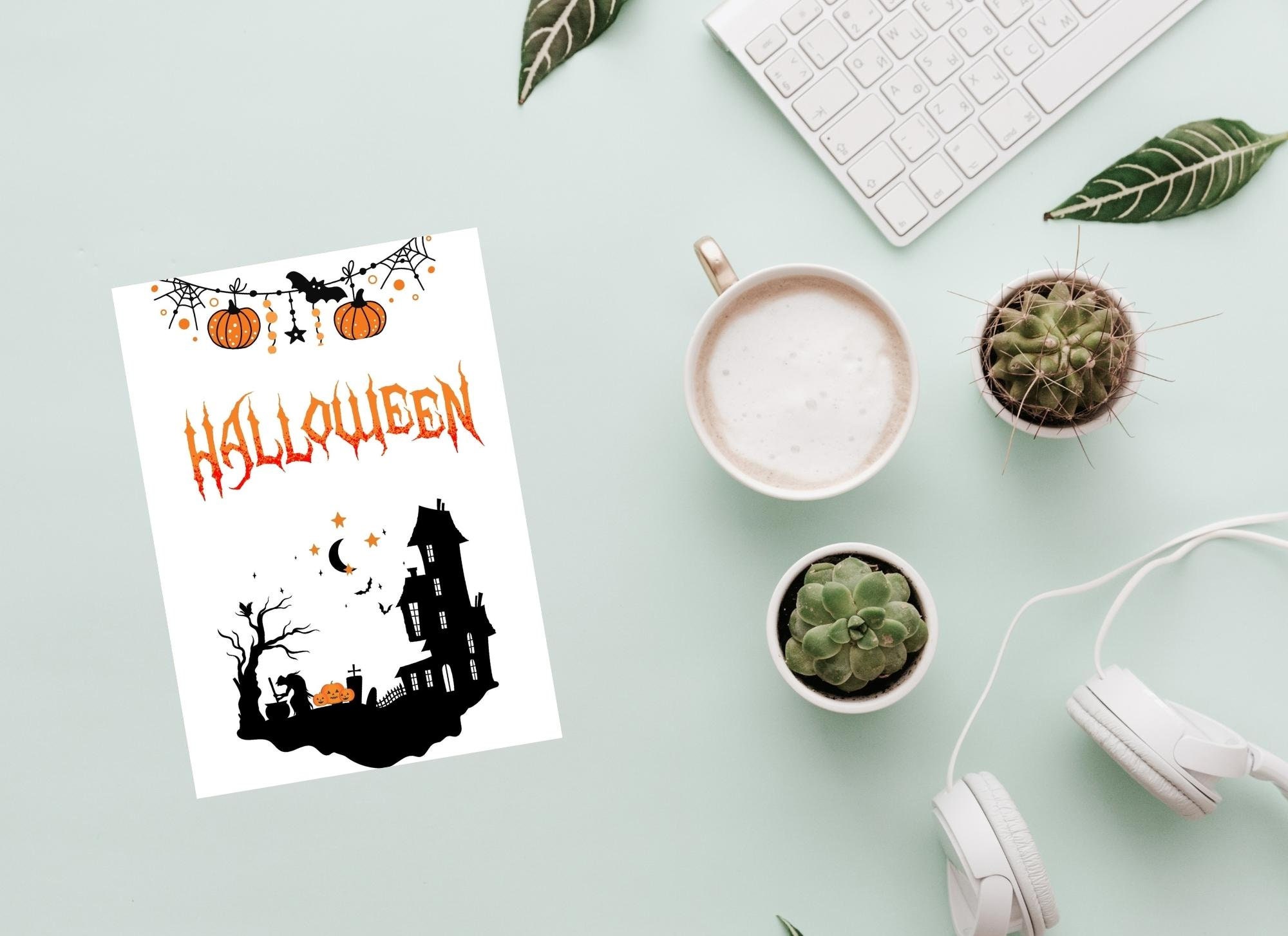 Happy Halloween Card Printable - Etsy