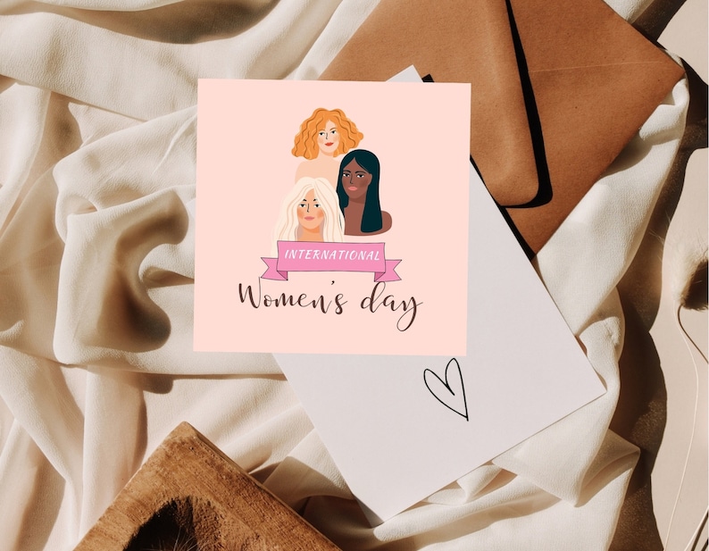 Happy International Women's Day Greeting Card, Women's Day Greeting ...