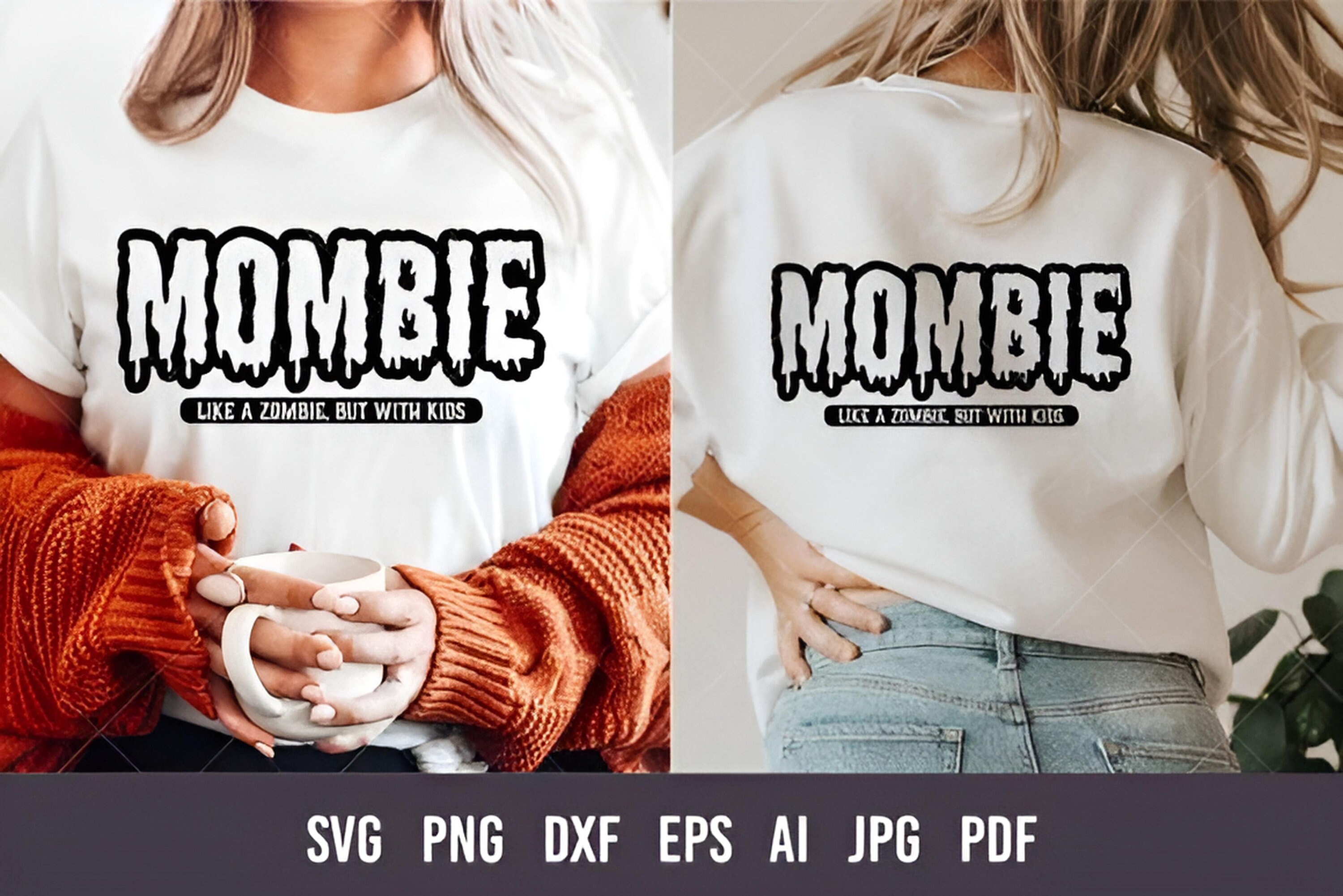 Mombie Svg Png Funny Mom Halloween Svg Monster Svg Spooky - Etsy