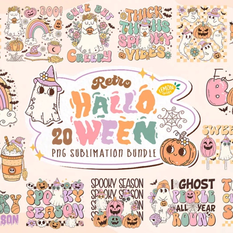Halloween Vector Bundle - Etsy