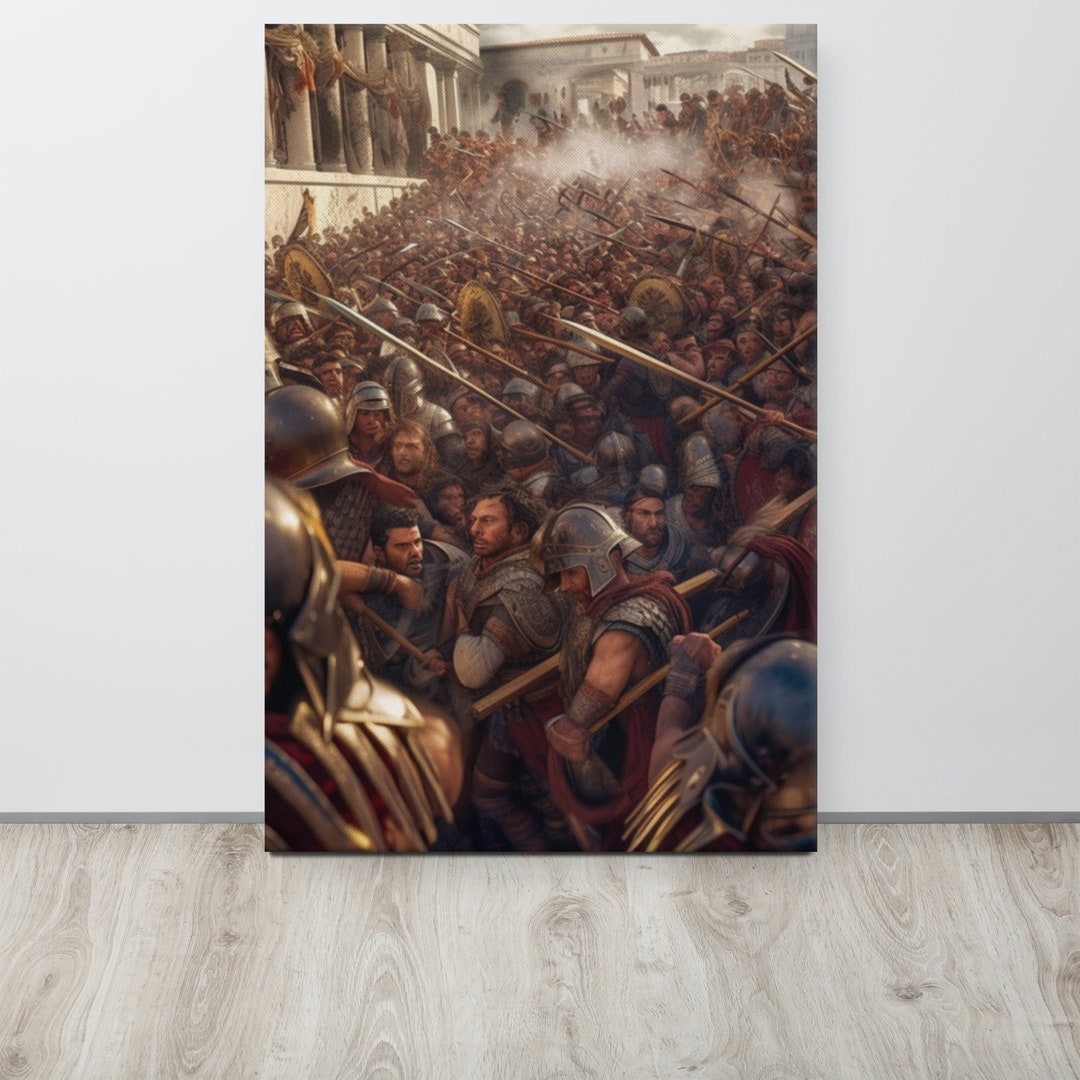 The Fall of Rome: Barbarians at the Gates in 10K Resolution on - Etsy