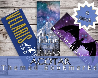 ACOTAR Court Themed Bookmarks - Etsy