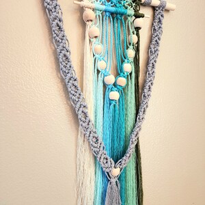 Macrame Sea Colored Wall Decoration - Etsy