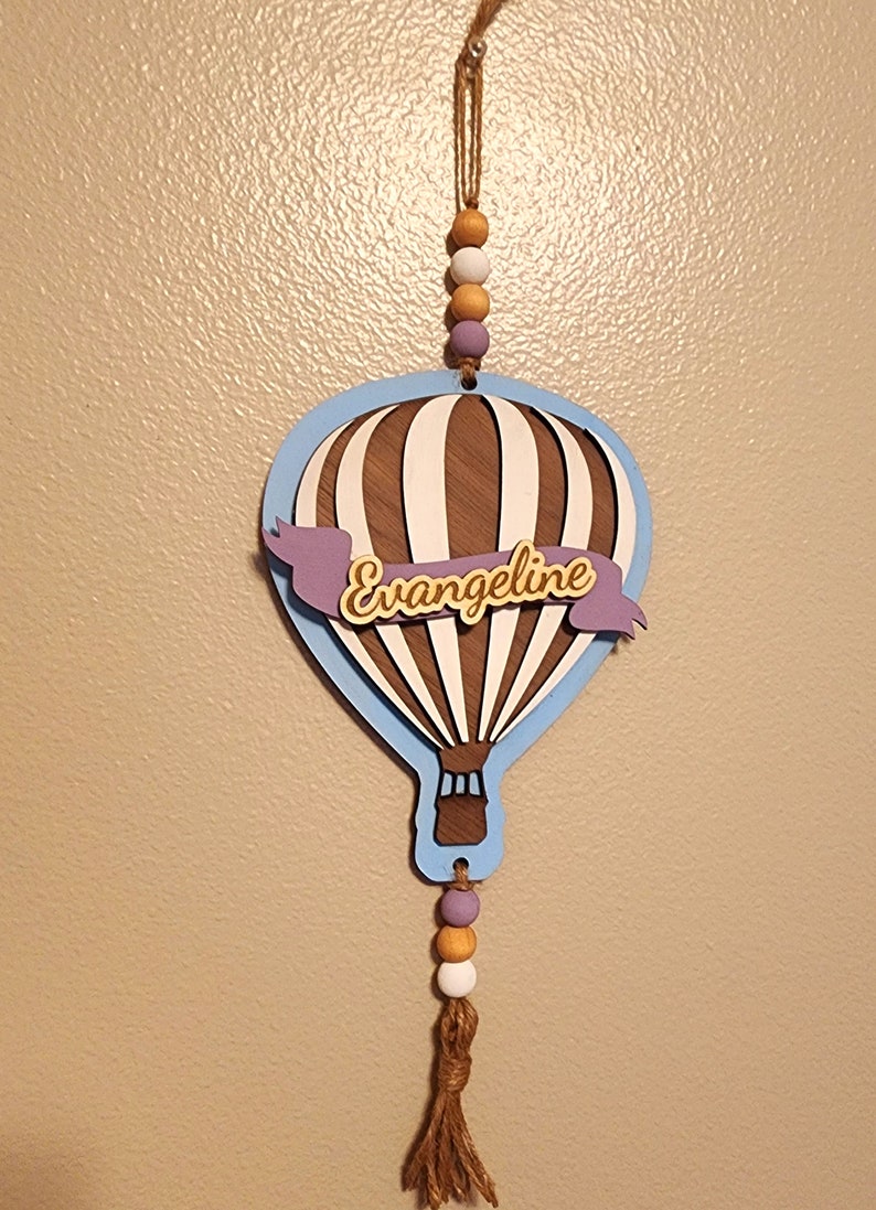 Hot Air Balloon Nursery Wall Decor - Etsy