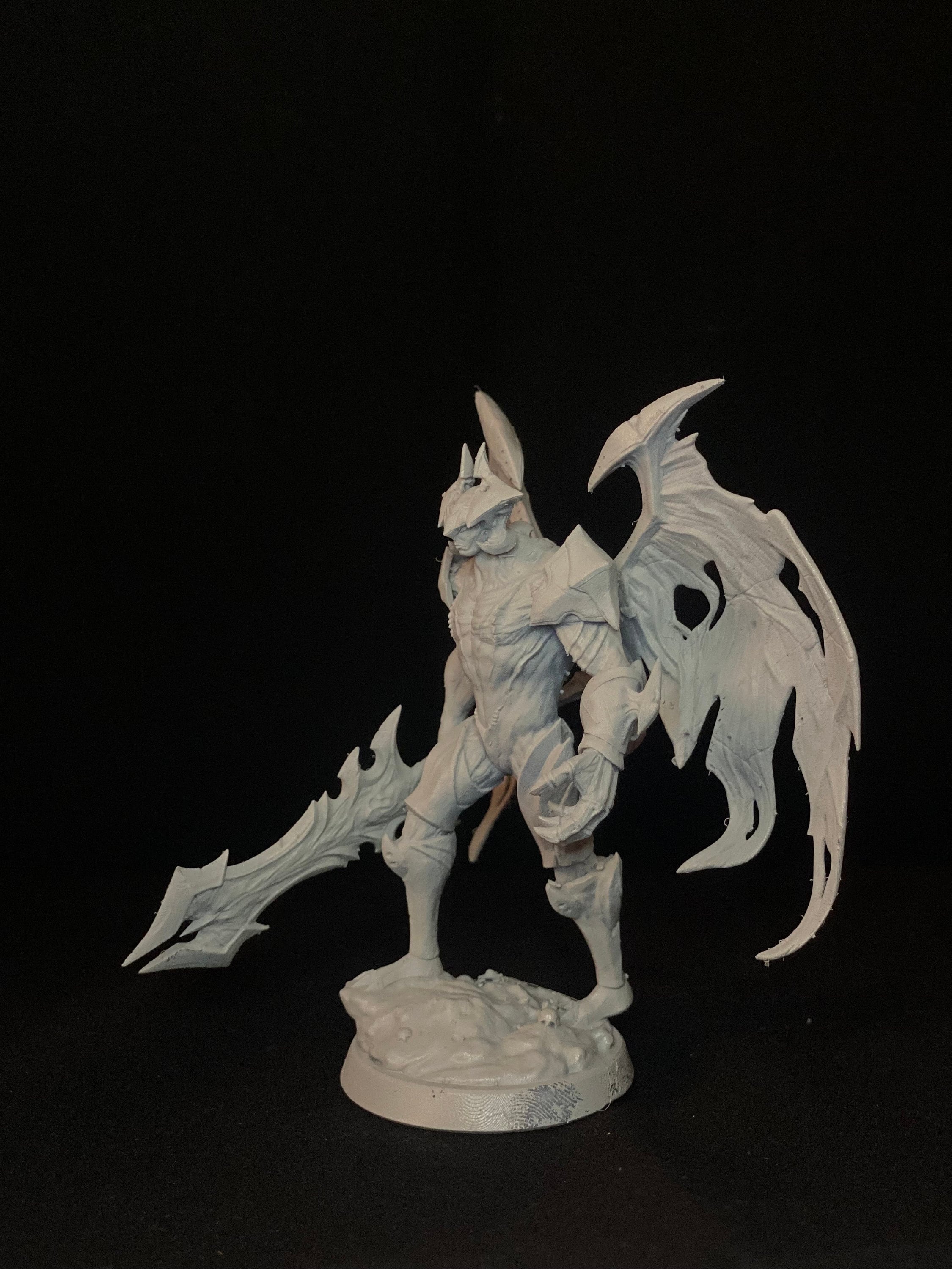 Aatrox , Resin Statue, Figure, League of Legends, 9 Cm, 3D Printed ...