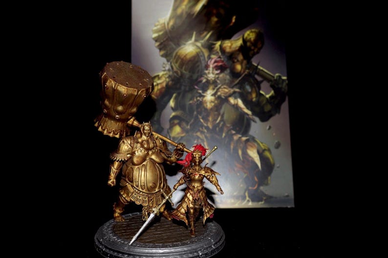 Ornstein and Smough Resin Figures, Statue, Dark Souls Remastered - Etsy UK